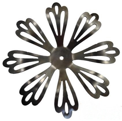Metal Stamping Pressed Stamped Steel Flower Pierced 8 Petal .020" F100 ...