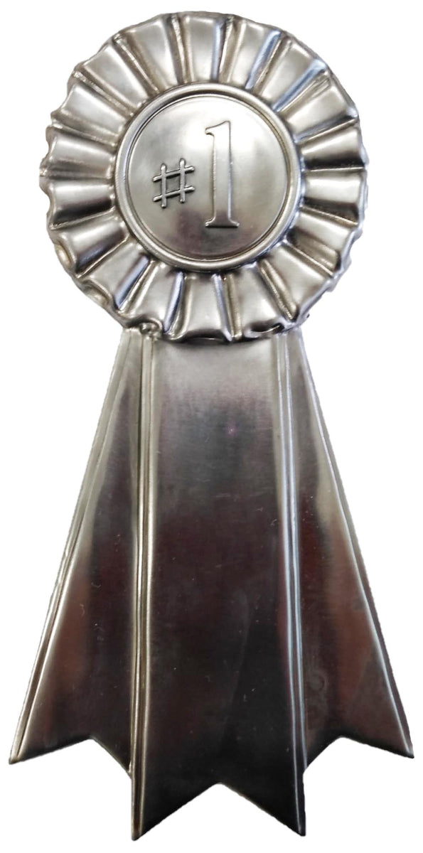 Metal Stamping Pressed Stamped Steel Blue Ribbon #1 Prize .020" M118 ...