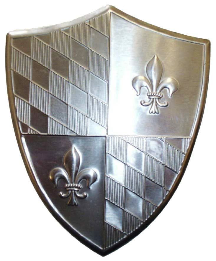 Metal Stamping Pressed Stamped Steel Shield Armor Fleur De Lis.020"M50 ...