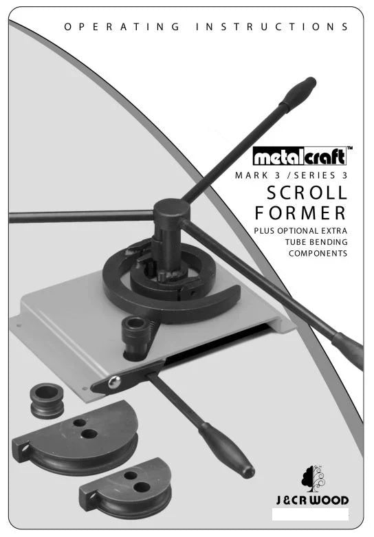 Free Instructions & Tool Parts Dia - Metalcraft Scroll Bender MK 3/3 ...